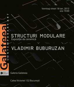 Expoziţia de ceramică „Structuri modulare” de Vladimir Buburuzan, la ...