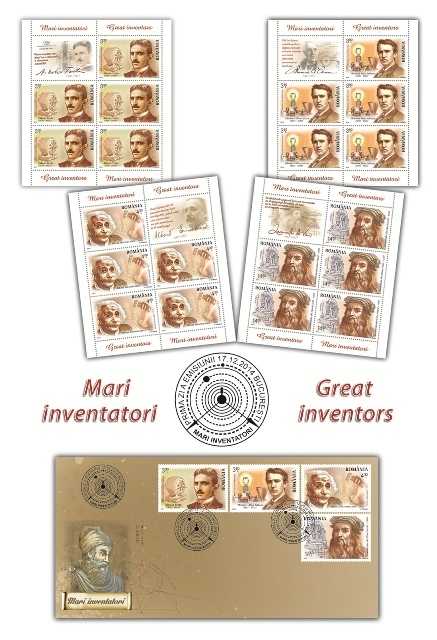 Leonardo da Vinci, Thomas Alva Edison, Nikola Tesla și Albert Einstein ...