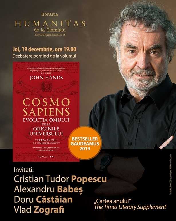 ”Cosmosapiens. Evoluția omului de la originile universului ”- discuție ...
