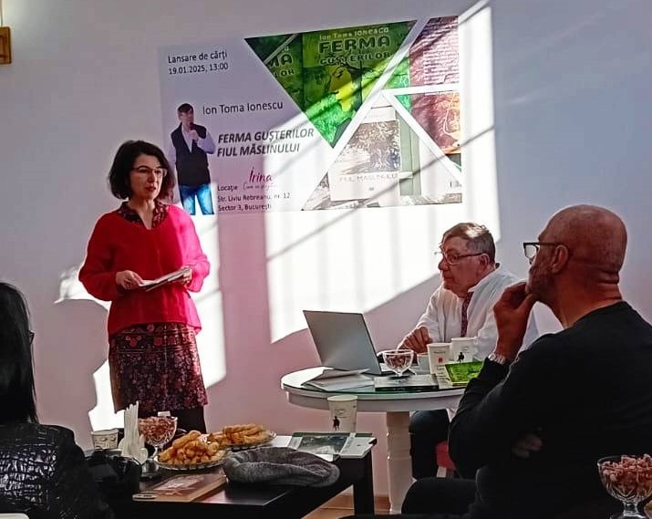 Lansarea volumelor ”Fiul măslinului” și ”Ferma gușterilor” de Ion Toma ...